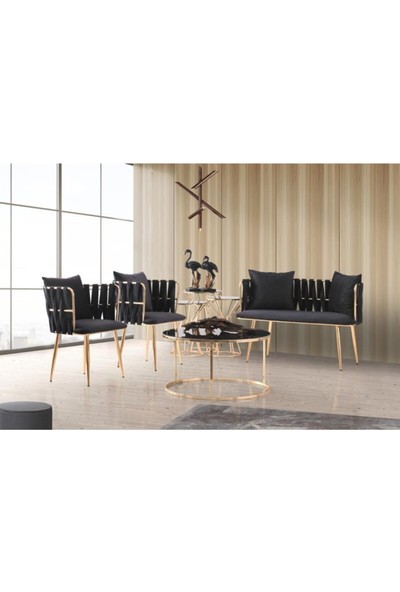 Erezoğulları Mobilya Modern Bekleme Odası Ofis Oturma Grubu Mobilyası