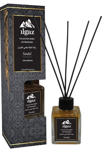 Ilgaz Collection Sandal Bambu Çubuklu Oda Parfümü Kalıcı 120 ml