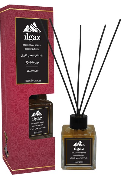 Ilgaz Collection Cam Şişe Bambu Çubuklu Oda Parfümü 120 ml
