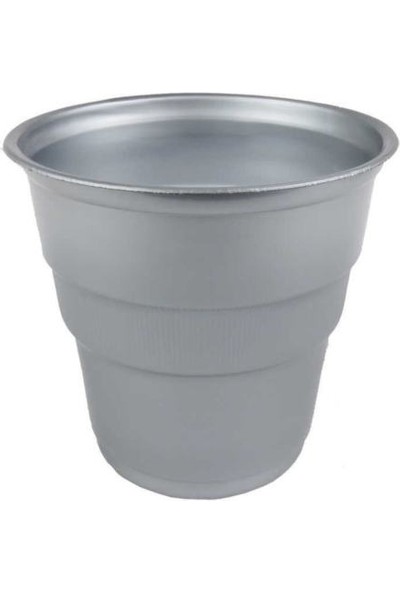 Happyland Gümüş Renk Plastik Bardak 25LI