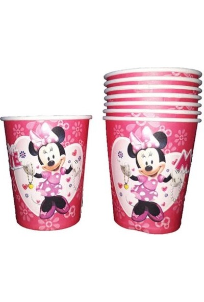 Happyland Minnie Mouse Karton Bardak 8’li
