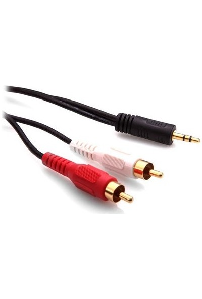 Blue Wings Aux 3.5mm To 2rca Dönüştürücü Ses Sistemi Kablosu 1.5 mt Blue Wings Aux 3.5mm To 2rca Dönüştürücü Ses Sistemi Kablosu 1.5 mt