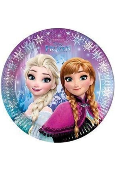 Happyland Elsa Frozen 8li Tabak 23CM Doğum Günü Parti Tabağı Happyland Elsa Frozen 8li Tabak 23CM Doğum Günü Parti Tabağı