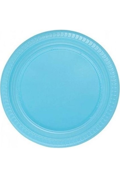 Happyland Mavi Plastik Tabak 22 cm 50 Li Happyland Mavi Plastik Tabak 22 cm 50 Li