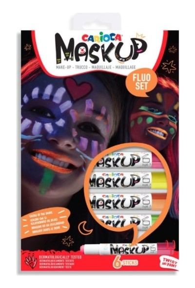 Carioca Party Neon Renkler Yüz Boyama Carioca Party Neon Renkler Yüz Boyama