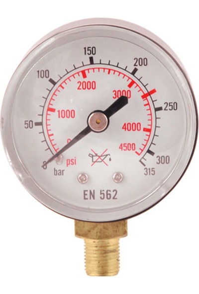 Yıldız 54315 - 0-315 Oksijen Giriş Basınç Göstergesi