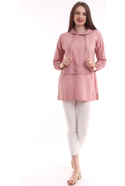 Hilmod Kadın Yıkamalı Pamuklu Tunik