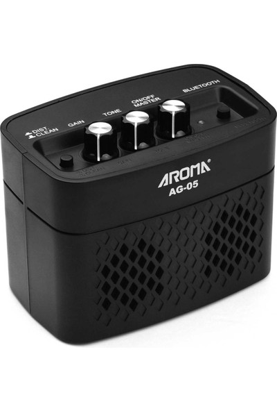 Aroma 5W Bluetooth Gitar Amfisi AG05BK Aroma 5W Bluetooth Gitar Amfisi AG05BK
