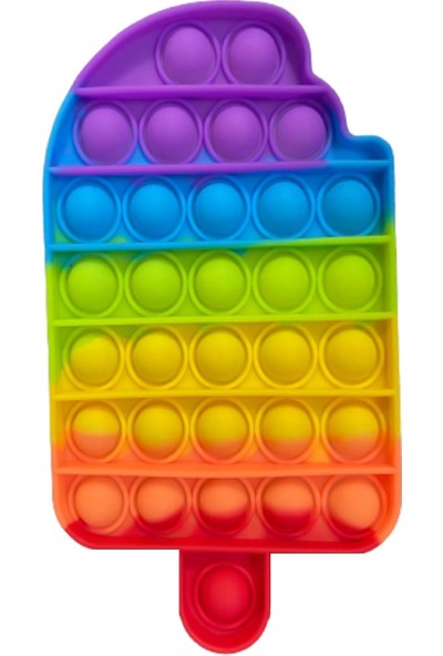 Roseroi Pop It Push Bubble Fidget Zihinsel Stres Oyuncağı Gökkuşağı Dondurma Popit Roseroi Pop It Push Bubble Fidget Zihinsel Stres Oyuncağı Gökkuşağı Dondurma Popit
