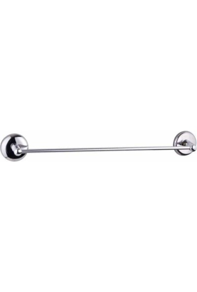 Düz 40 cm Metal Vidalı Banyo Bornoz Havlu Askısı
