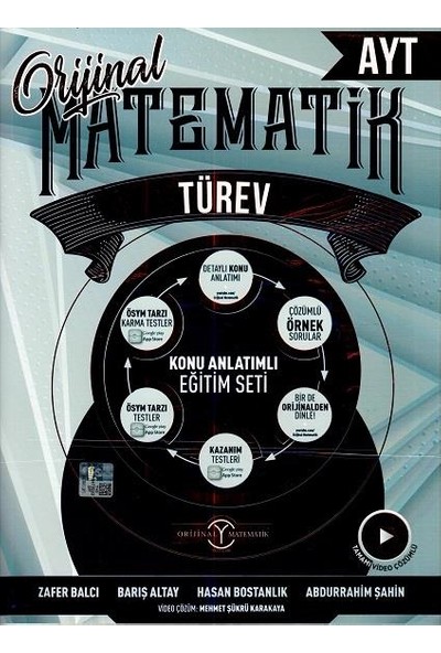 Orijinal Yayınları AYT Matematik Türev Konu Anlatımlı - Barış Altay Orijinal Yayınları AYT Matematik Türev Konu Anlatımlı - Barış Altay