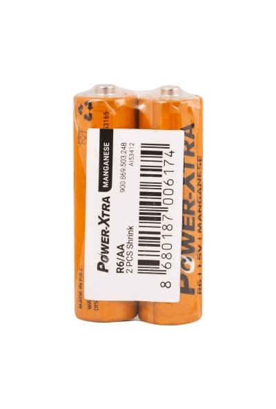Power-Xtra Aa Çinko Manganez Kalem Pil 2'li Power-Xtra Aa Çinko Manganez Kalem Pil 2'li