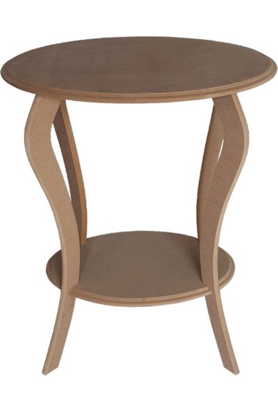 Trend Avm 4 Ayaklı, Oval Fiskos Sehpa S.25