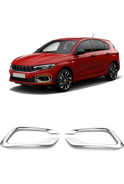 S Dizayn S-Dizayn Fiat Egea Hb Krom Sis Çerçevesi 2 Prç. 2020 Üzeri