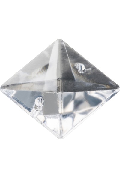 Lumen İstanbul Avize Kare Taş Şeffaf 10'lu