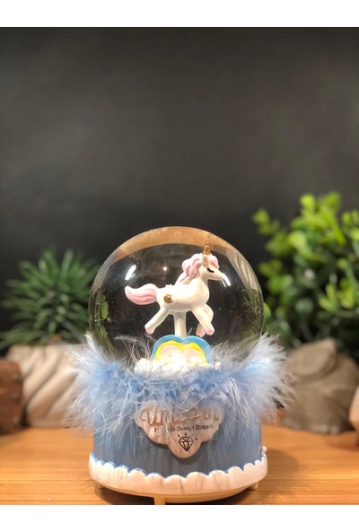 Çiko Toys Unicorn Atlı Işıklı Müzikli Kar Püskürtmeli Büyük Boy Pilli Kar Küresi Çiko Toys Unicorn Atlı Işıklı Müzikli Kar Püskürtmeli Büyük Boy Pilli Kar Küresi