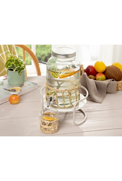 English Home Adelmo Cam Meşrubatlık 3,5 L Şeffaf English Home Adelmo Cam Meşrubatlık 3,5 L Şeffaf
