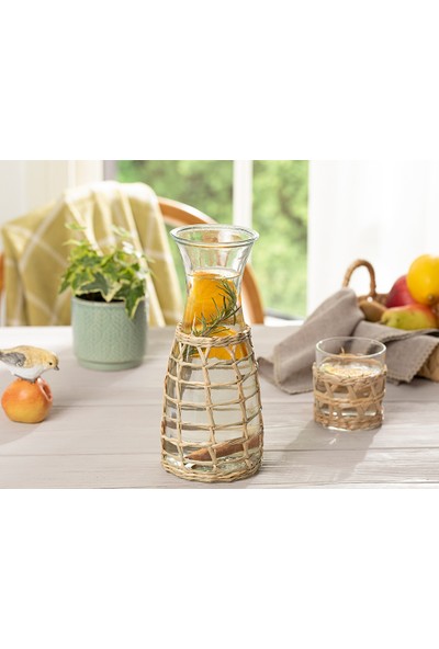 English Home Adelmo Cam Şişe 1000 ml Şeffaf English Home Adelmo Cam Şişe 1000 ml Şeffaf
