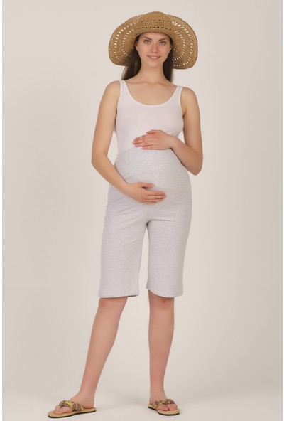 Prettychic Hamile ve Lohusa Likralı Suprem Kapri Şort Prettychic Hamile ve Lohusa Likralı Suprem Kapri Şort