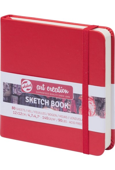 Talens Tac Sketc Block Kırmızı 12X12 CM140 gr Talens Tac Sketc Block Kırmızı 12X12 CM140 gr