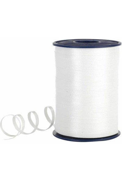 Happyland 1 Adet Mat Beyaz Renk 200 mt Balon Paket Bağlama Rafya