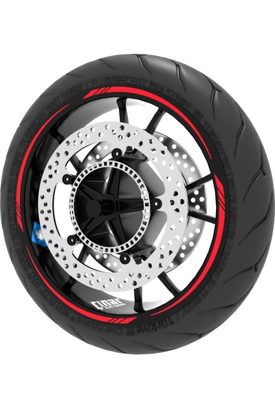 Çınar Extreme Reflektif Kırmızı 4 Parçalı Keskin Jant Şeridi Sticker Çınar Extreme Reflektif Kırmızı 4 Parçalı Keskin Jant Şeridi Sticker
