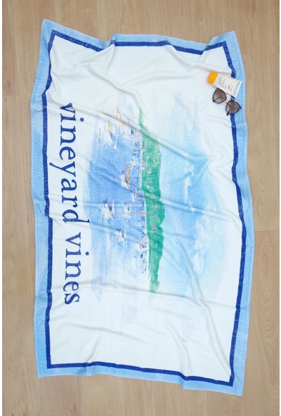 Woop Home 100 x 175 Kadife Deniz Manzaralı Plaj Havlusu Woop Home 100 x 175 Kadife Deniz Manzaralı Plaj Havlusu