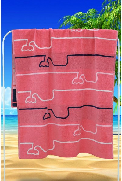 Woop Home 100 x 175 Kadife Pembe Balık Kuyruğu Desenli Plaj Havlusu Woop Home 100 x 175 Kadife Pembe Balık Kuyruğu Desenli Plaj Havlusu