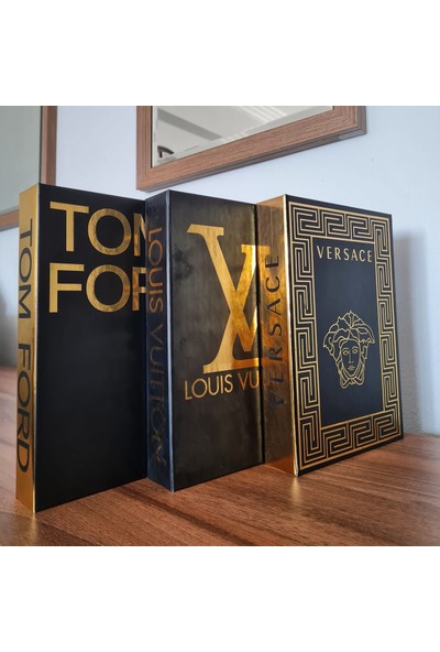 Katre Trade 3'lü Dekoratif Kitap Kutusu Seti Katre Trade 3'lü Dekoratif Kitap Kutusu Seti