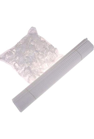 Happyland 100 Adet Plastik Balon Çubuğu, Balon Tutmacı Happyland 100 Adet Plastik Balon Çubuğu, Balon Tutmacı