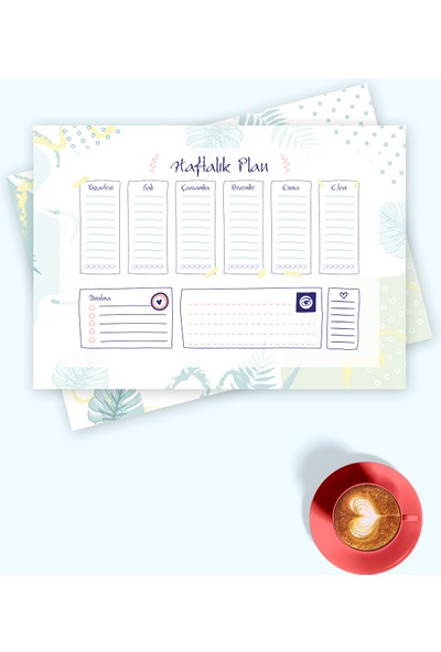 Hediye Burada Aylık Planlayıcı Defter PNLD30123 Hediye Burada Aylık Planlayıcı Defter PNLD30123