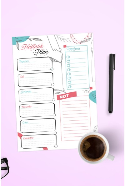 Hediye Burada Haftalık Plan Defteri PNLD30118
