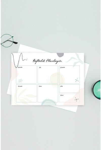 Hediye Burada Haftalık Planlayıcı Sade Hediye Burada Haftalık Planlayıcı Sade