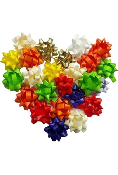 Happyland 100 Adet Renkli Yapışkanlı Paketi Süsü