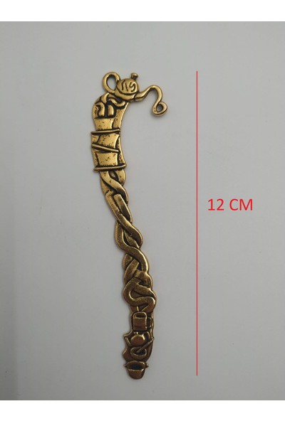 Ema Metal Pirinç Kitap Ayracı Sarı