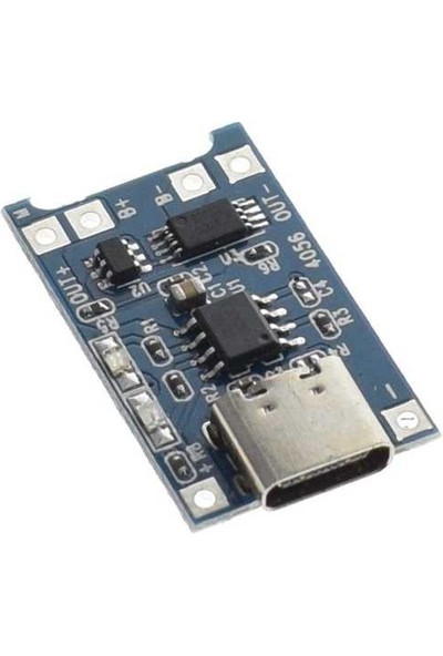 Robotistan TP4056 Type-C 1s 3.7V Lipo, Li-Ion Pil Şarj Devresi Robotistan TP4056 Type-C 1s 3.7V Lipo, Li-Ion Pil Şarj Devresi