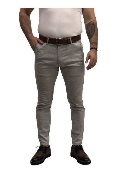 AMORMAN Süper Dar Kesim Çift Dikiş Ütü Istemeyen Petek Dokuma Leke Tutmayan Erkek Şık Pantolon AMORMAN Süper Dar Kesim Çift Dikiş Ütü Istemeyen Petek Dokuma Leke Tutmayan Erkek Şık Pantolon