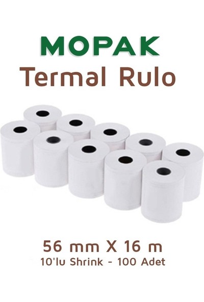 Mopak Termal Rulo 56 x 16 mt 100'lü