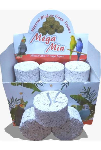 Mega-min Mineral Blok Gaga Taşı 3 Adet