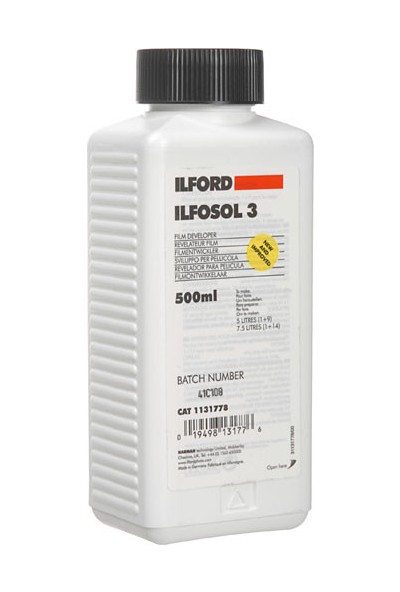 Ilford Ilfosol-3 Film Geliştirme Banyosu Siyah Beyaz 500 ml