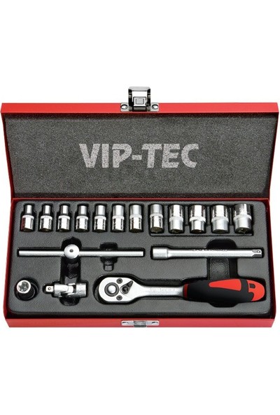 Vip-Tec 1/4″ Lokma Anahtar Takımı 18'li Vip-Tec 1/4″ Lokma Anahtar Takımı 18'li