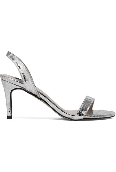 Nine West Punamı2 1fx Gümüş Kadın Topuklu Ayakkabı