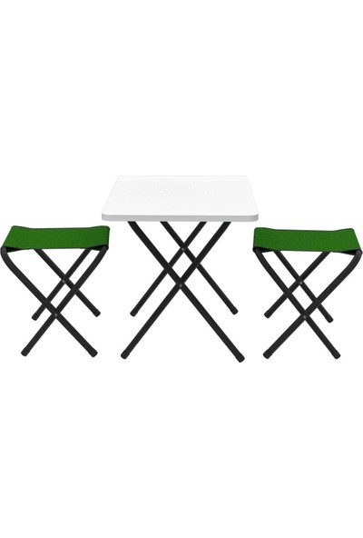 Pratico 45X60 Çok Amaçlı Katlanır Masa Balıkcı Plaj Kamp Tabure Seti 2'li Yeşil Pratico 45X60 Çok Amaçlı Katlanır Masa Balıkcı Plaj Kamp Tabure Seti 2'li Yeşil