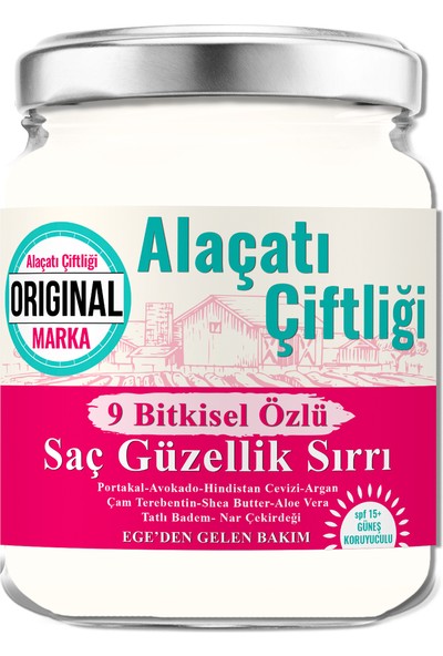 Alaçatı Çiftliği Saç Bakım Yağı 190 ml