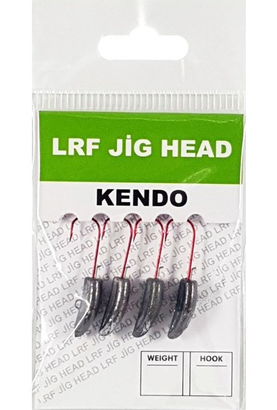 Kendo Lrf Jig Head Kırmızı Iğneli