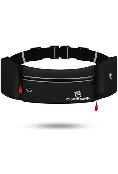 Queshark Unisex Kamp Spor Çantası Fitness Profesyonel Su Geçirmez Kemerli Koşu Bel Çantası Su ve Kulaklık Bölmeli Reflektif Tere Dayanıklı Queshark Unisex Kamp Spor Çantası Fitness Profesyonel Su Geçirmez Kemerli Koşu Bel Çantası Su ve Kulaklık Bölmeli Reflektif Tere Dayanıklı