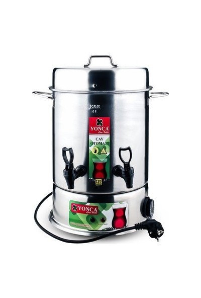 Lines Yonca 120 Bardak Elektrikli Semaver Çelik Çay Makinası Lines Yonca 120 Bardak Elektrikli Semaver Çelik Çay Makinası
