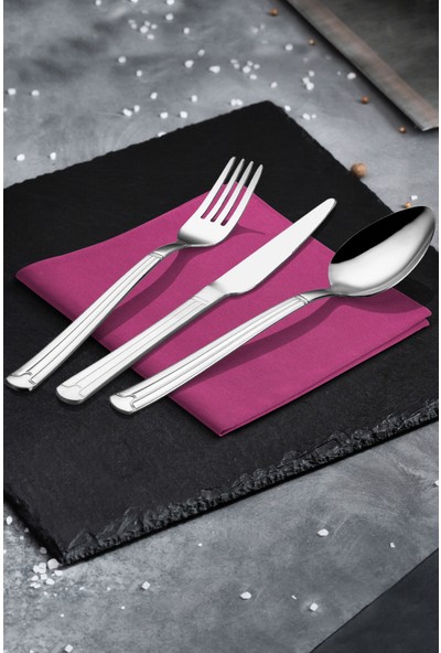 Avcı Yakamoz 72 Parça Çatal Kaşık Bıçak Takımı