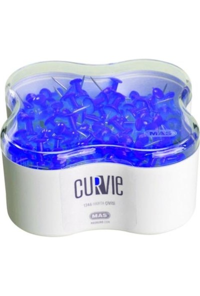 Mas Curvie Harita Çivisi Mavi 350'li Mas Curvie Harita Çivisi Mavi 350'li