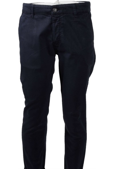 Maserto Lacivert Skinny Fit Pantolon Düz Desenli